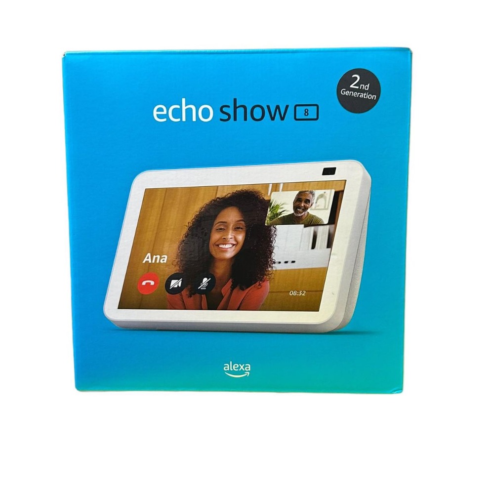 Pre-owned Amazon Echo Show 8 2nd Gen Glacier White - Own4Less
